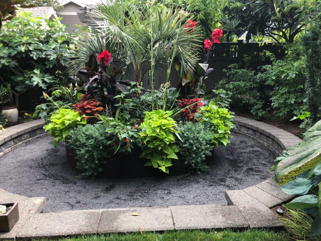 Use a focal point to make your "blah" yard beautiful ...